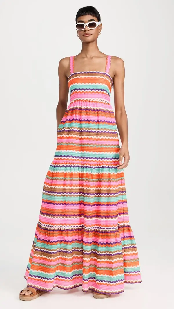 Banjanan Daniella Maxi Dress In Cascade - 70% Off | Editorialist