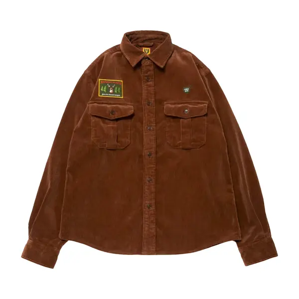 HUMAN MADE Corduroy Workshirt - Brown