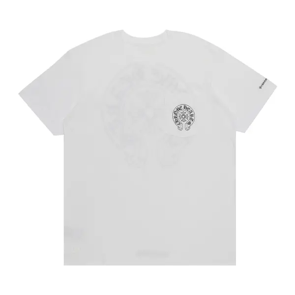 Chrome Hearts Horseshoe Logo Pocket T-shirt - White
