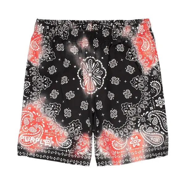 PURPLE BRAND All Round Shorts - Red