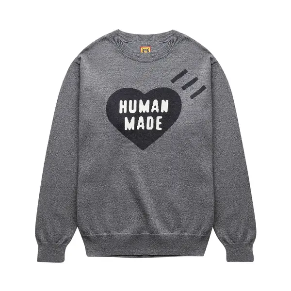 HUMAN MADE Heart Knit - Grey