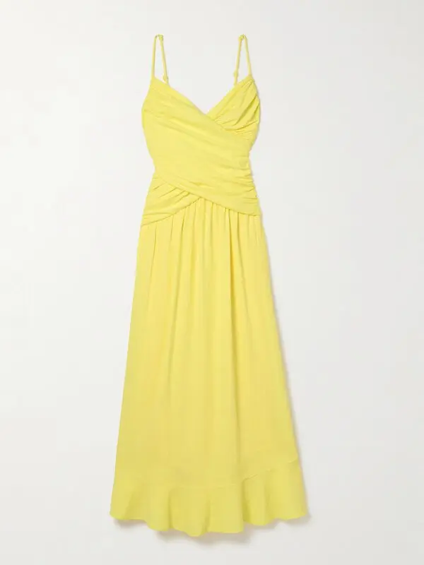 astr the label linen blend midi dress Ansley Novelty Print Linen Midi Dress main image 1