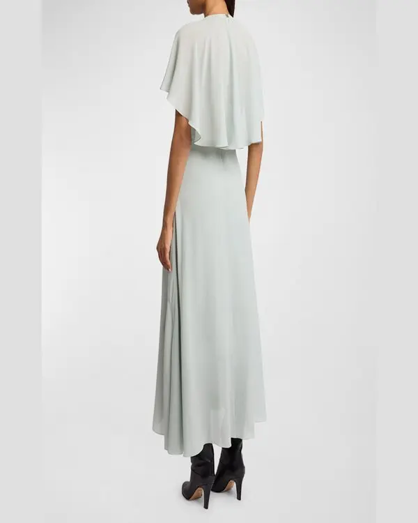 Chloé Silk Georgette Maxi Dress