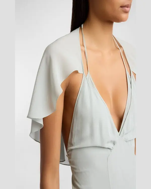 Chloé Silk Georgette Maxi Dress