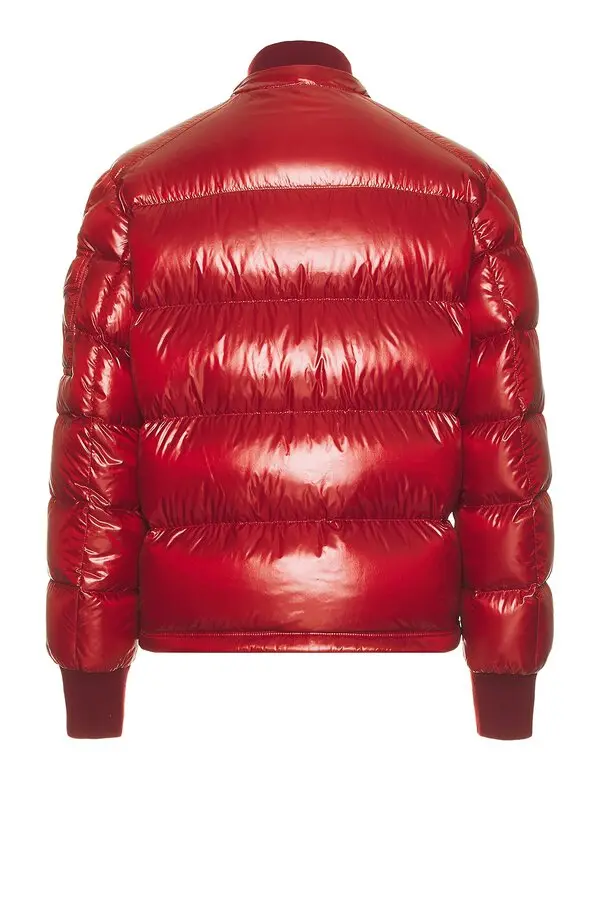 Moncler Maljasset Bomber Jacket - Berry | Editorialist