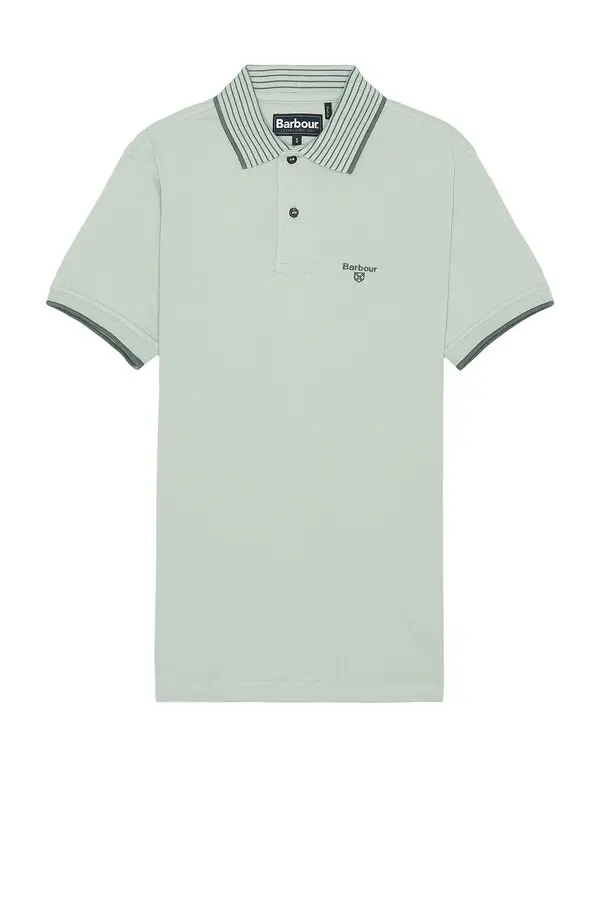 Barbour Denwick Polo Shirt In Blue