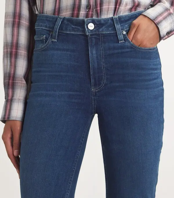 Paige Hoxton Mid-waist Straight Jeans
