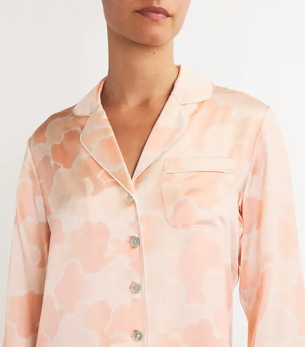 Olivia Von Halle Silk Lila Icarus Cloud Pyjama Set