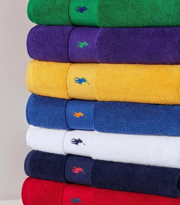 Ralph Lauren Polo Player Bath Towel - White