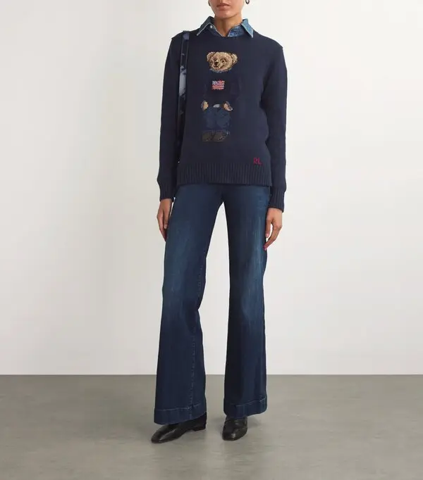 Polo Ralph Lauren Cotton-linen Polo Bear Sweater