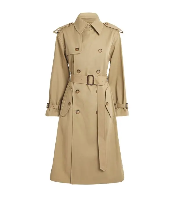 Polo Ralph Lauren Cotton Gabardine Double-breasted Trench Coat