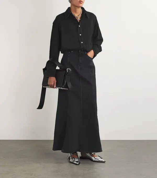 haikure denim maxi dress Haikcure - Bleach Blue Dolly Dress