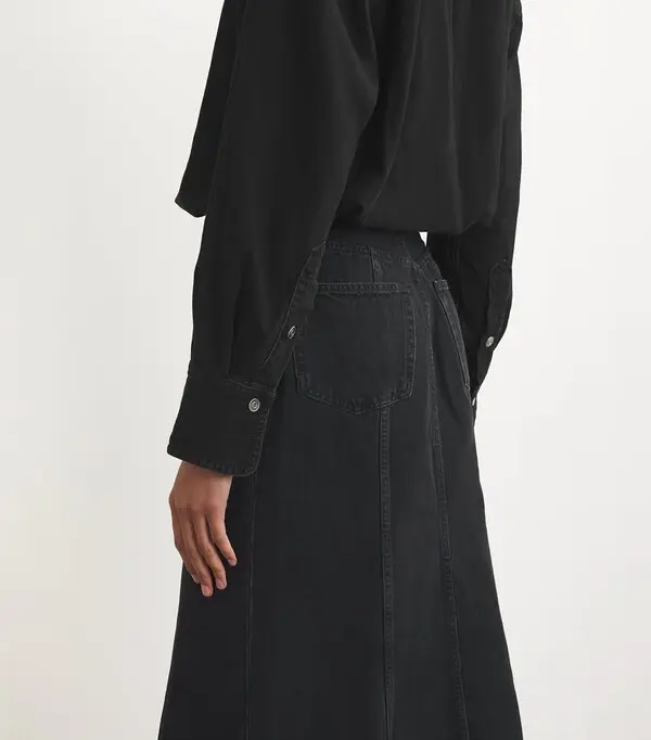 haikure denim maxi dress Haikure Jos Denim Maxi Dress