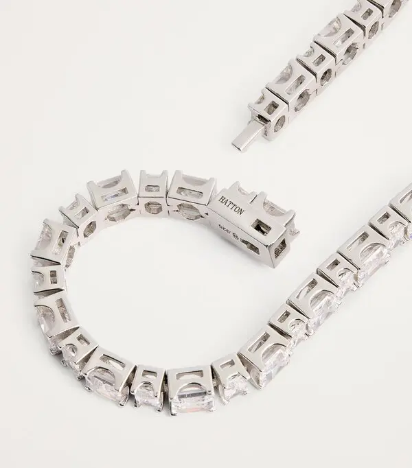 Bracelet silver hatton labs tennis bracelet Hatton Labs Silver Rainbow Tennis Bracelet Hatton Labs