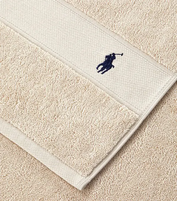 Ralph Lauren Polo Player Bath Towel - Beige