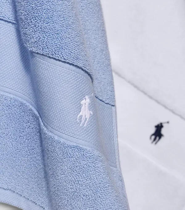 Ralph Lauren Polo Player Bath Towel - Blue