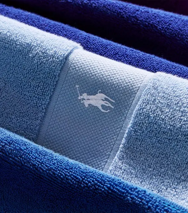 Ralph Lauren Polo Player Bath Towel - Blue