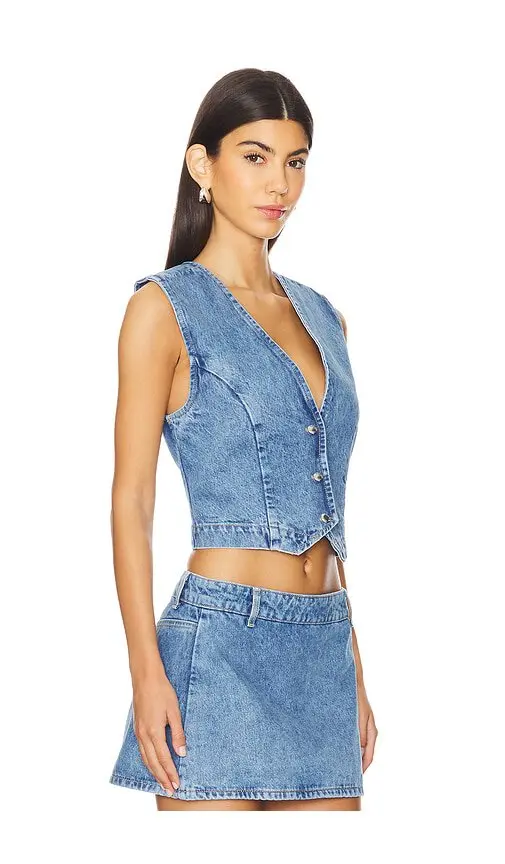 SEROYA Shelly Tailored Denim Vest