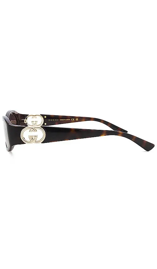 Gucci Hailey Oval Sunglasses