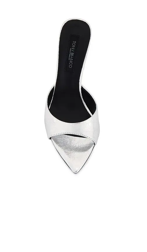 TONY BIANCO Malibu Mule - Metallic Silver