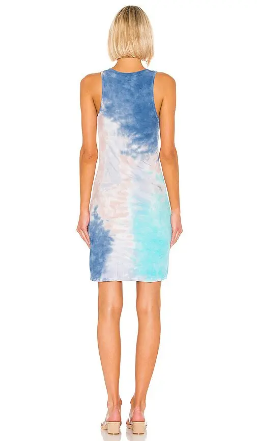 Michael Lauren Ribbed Runner Dress