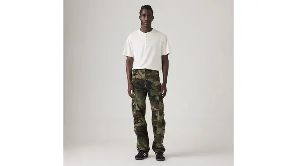 LEVI'S Xx Cargo Straight Fit Pants - Demitasse Phalarope Camo
