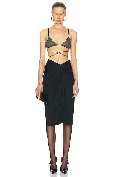 Saint Laurent Triangle Bralette
