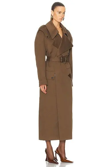 Saint Laurent Belted Coat