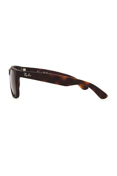 Ray-ban Justin Polarized Square Sunglasses - Black
