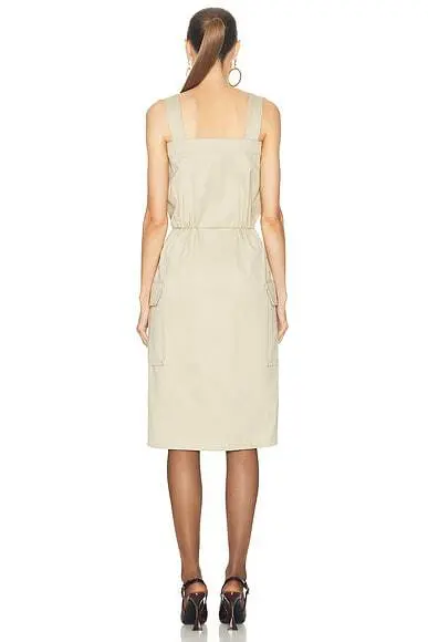 Saint Laurent Utility Twill Dress