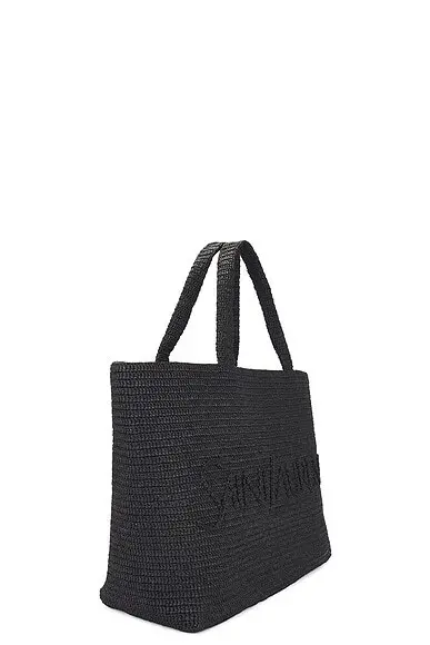 Saint Laurent Raffia Tote Bag