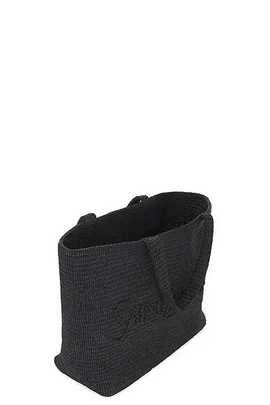 Saint Laurent Raffia Tote Bag
