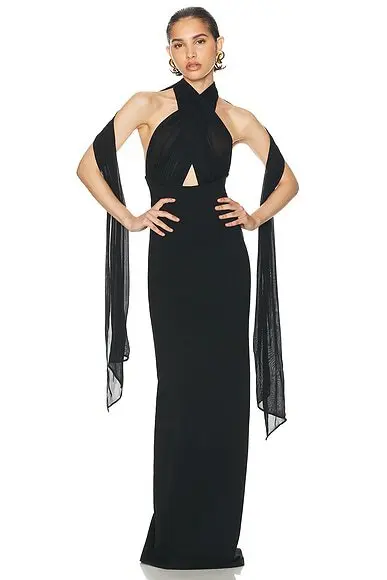 HELSA The Amber Dress - Black