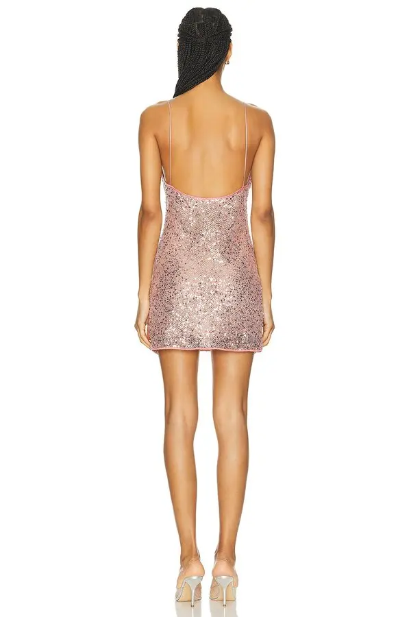 Oseree Netquins Short Dress
