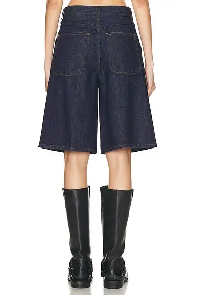 AGOLDE Nolan Short In Dark Wash Denim