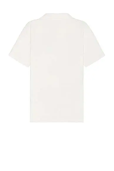 Frescobol Carioca Faustino Terry Cotton Blend Short Sleeve Polo