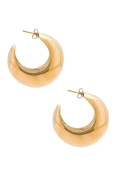 Isabel Marant Étoile Large Hoop Earrings - Dore