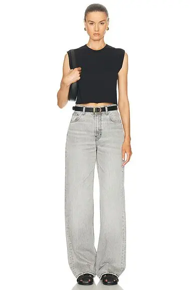 Eterne Cropped Muscle Tank Top