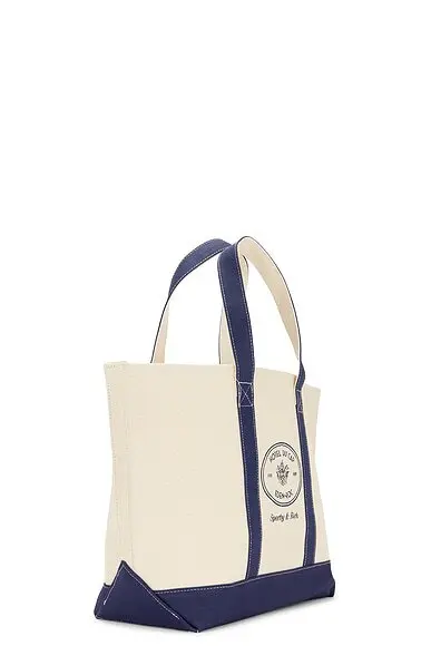 SPORTY & RICH X Hotel Du Cap-eden-roc Eden Crest Two Tone Tote Bag
