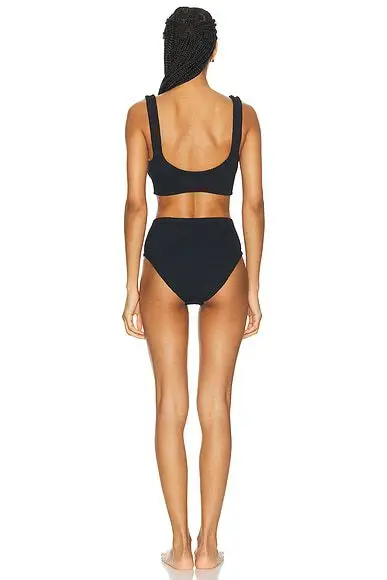 Hunza G Nadine Bikini Set - Black