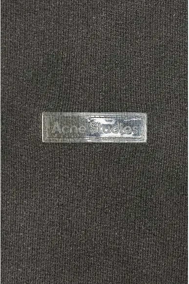 Acne Studios Fleece Lined Hoodie - Faded Black