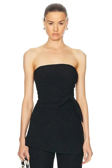 GANNI Strapless Top