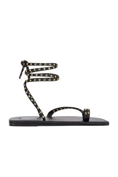 Alaïa Flat Strappy Sandal