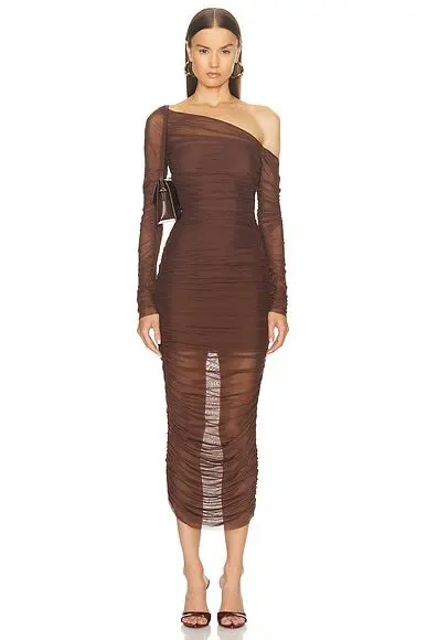 SEROYA Chantae Mesh Dress - Coconut
