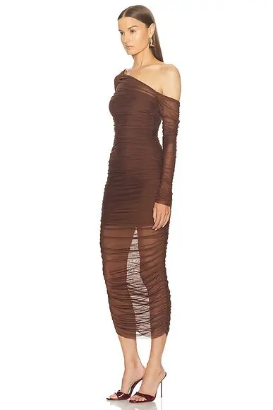 SEROYA Chantae Mesh Dress - Coconut