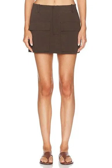 AEXAE Cargo Pocket Mini Skirt