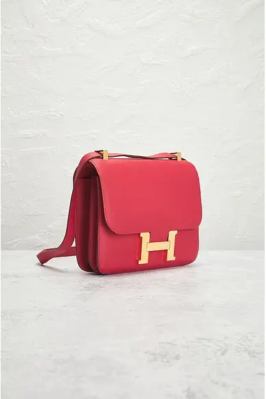 Hermès Swift Constance 24 Shoulder Bag - Red