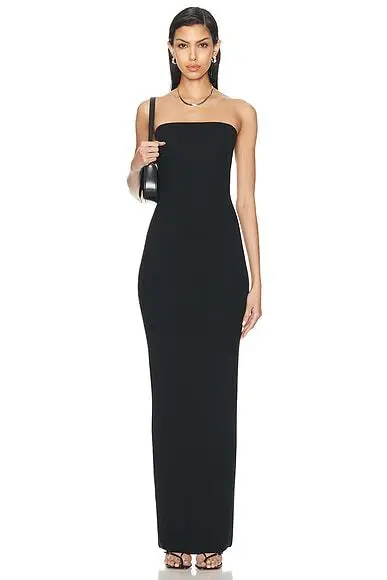 Eterne Tube Maxi Dress - Black