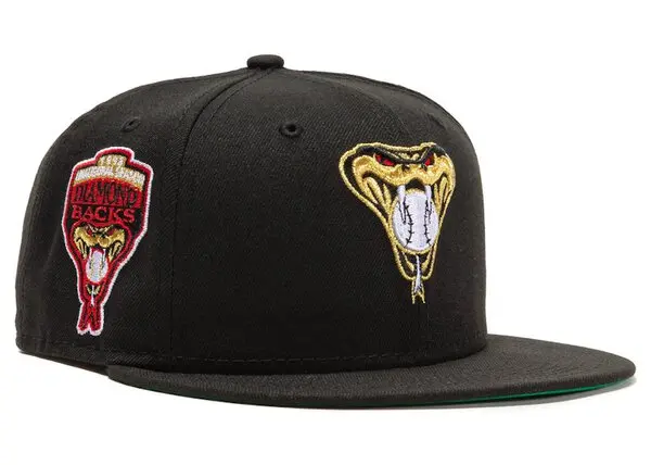 New Era Arizona Diamondbacks Snakehead 59fifty Fitted Hat - Black/red