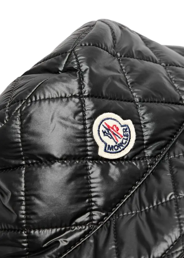 Moncler Quilted Shell Bucket Hat - Black
